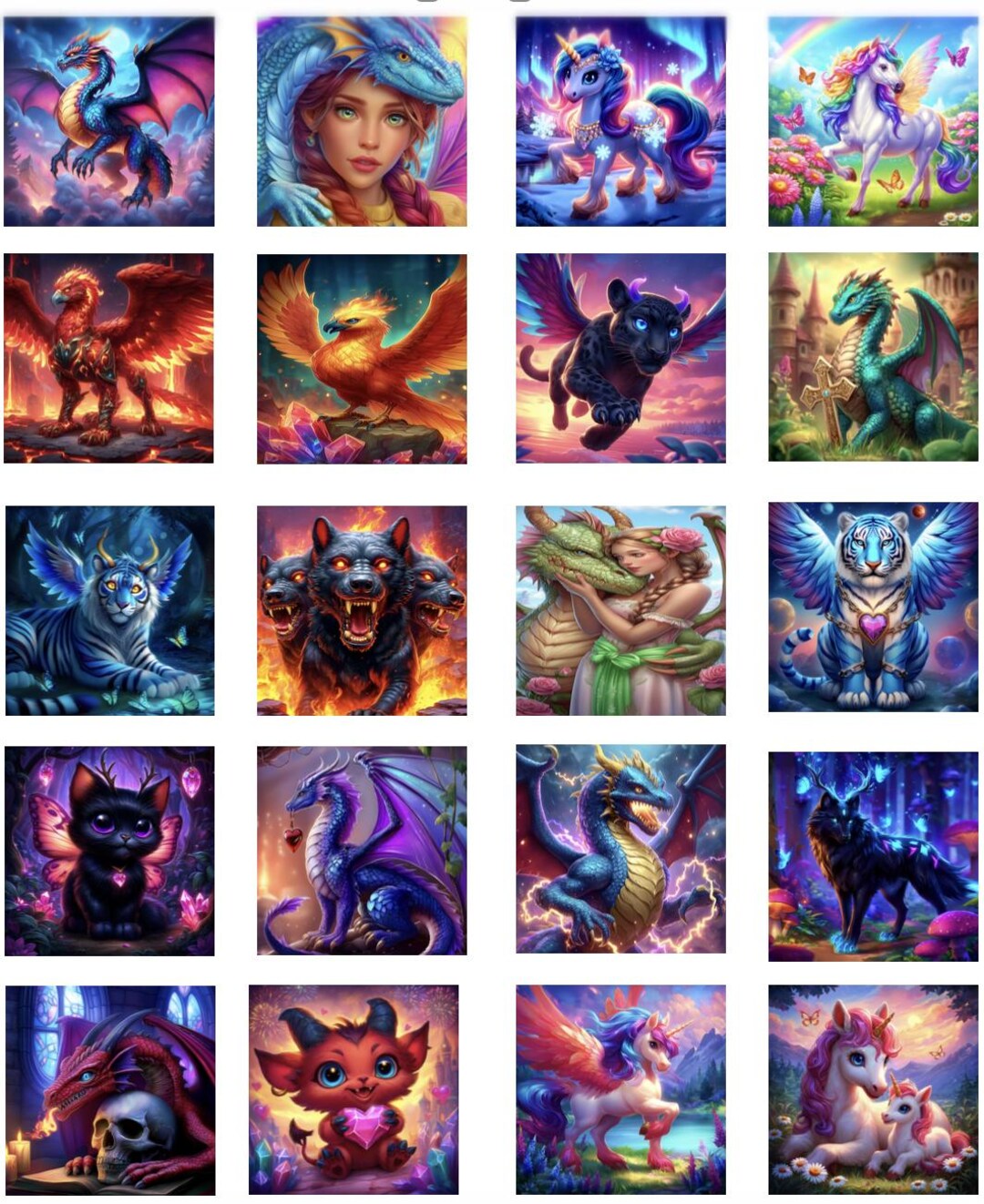 Mythical Beasts Bundle - Etsy