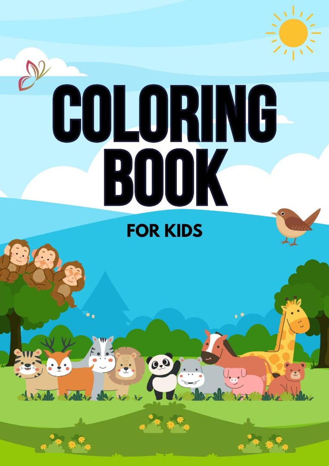 Coloring Book for Kids - Etsy