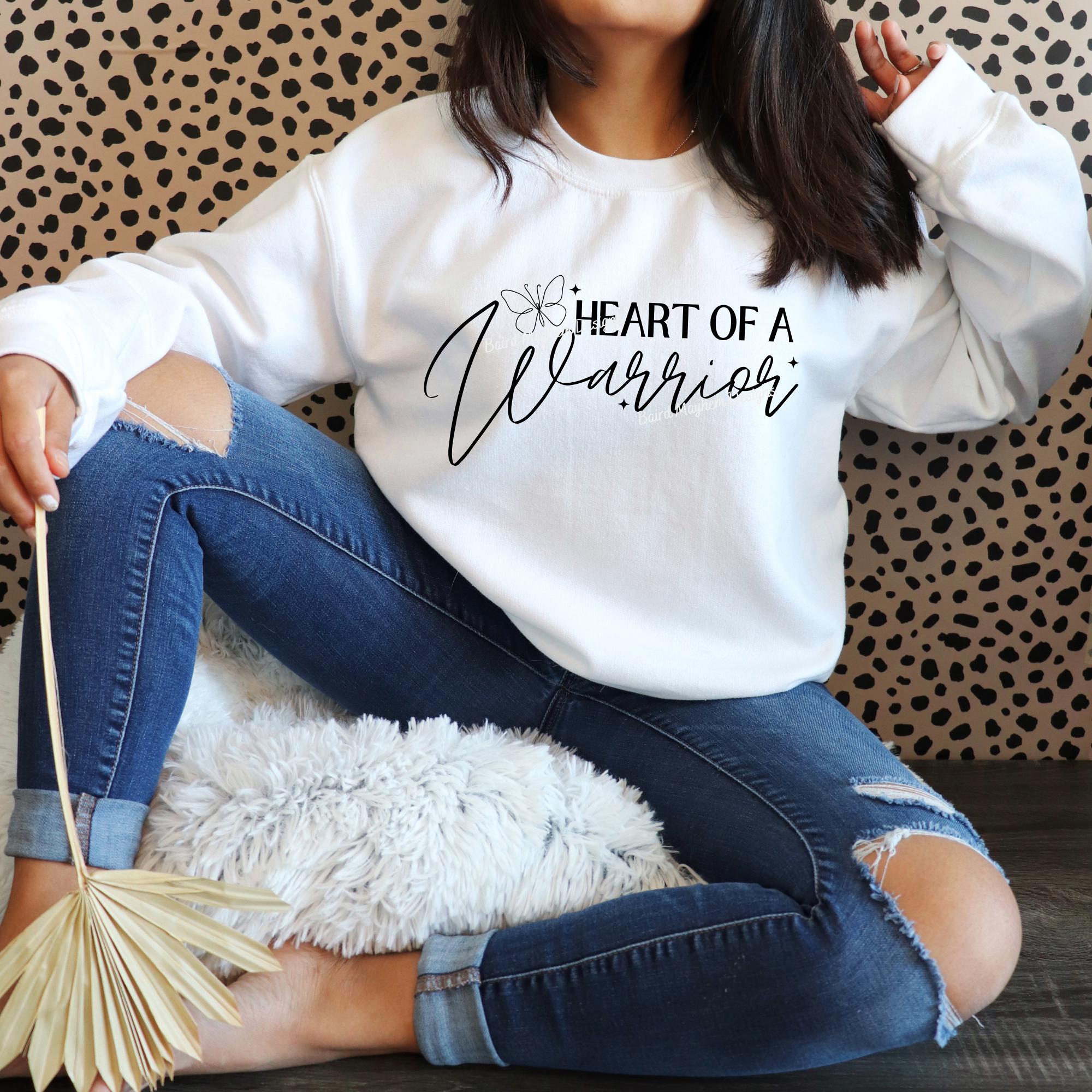 Heart of a Warrior Svg, Digital Download, CHD Svg, Fighter Svg ...