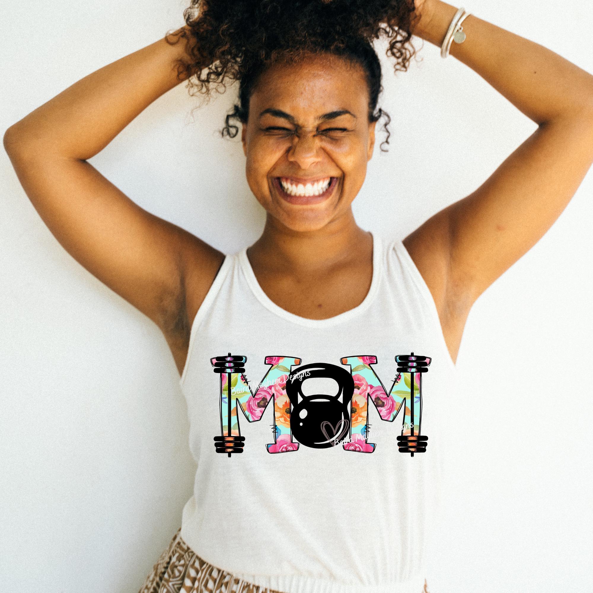 Gym Mom Png, Muscle Mommy Png, Digital Download, Sublimation, Fitness ...