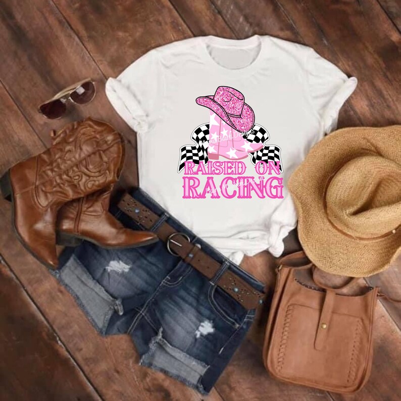 Raised on Racing Svg, Racing Svg, Country Girl Svg, Country, Western ...