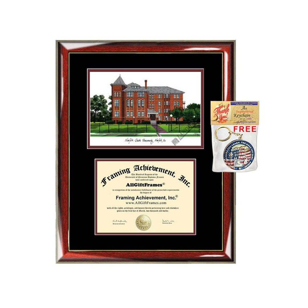 Norfolk State University Diploma Frames NSU Lithograph Frame Campus ...