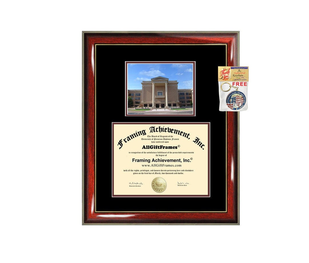WTAMU Diploma Frame West Texas A&M University Certificate Framing ...
