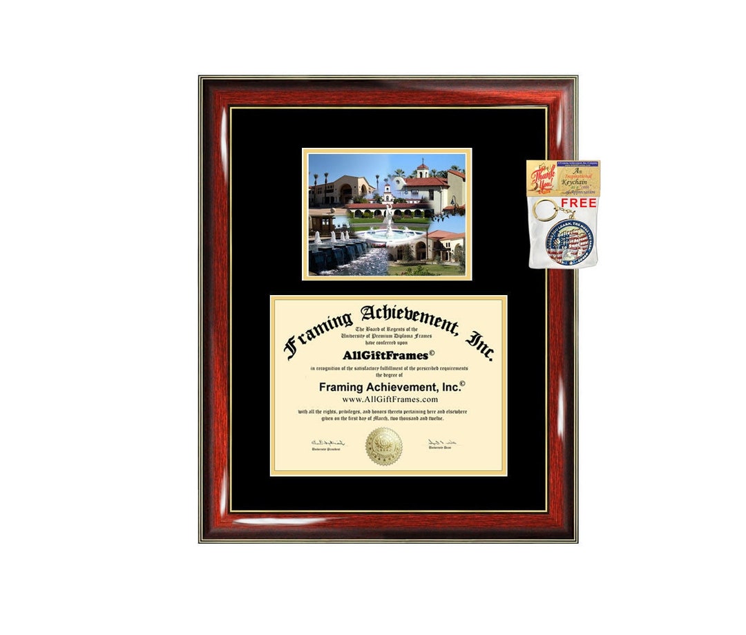 CBU Diploma Frame Certificate Degree Frames California Baptist ...