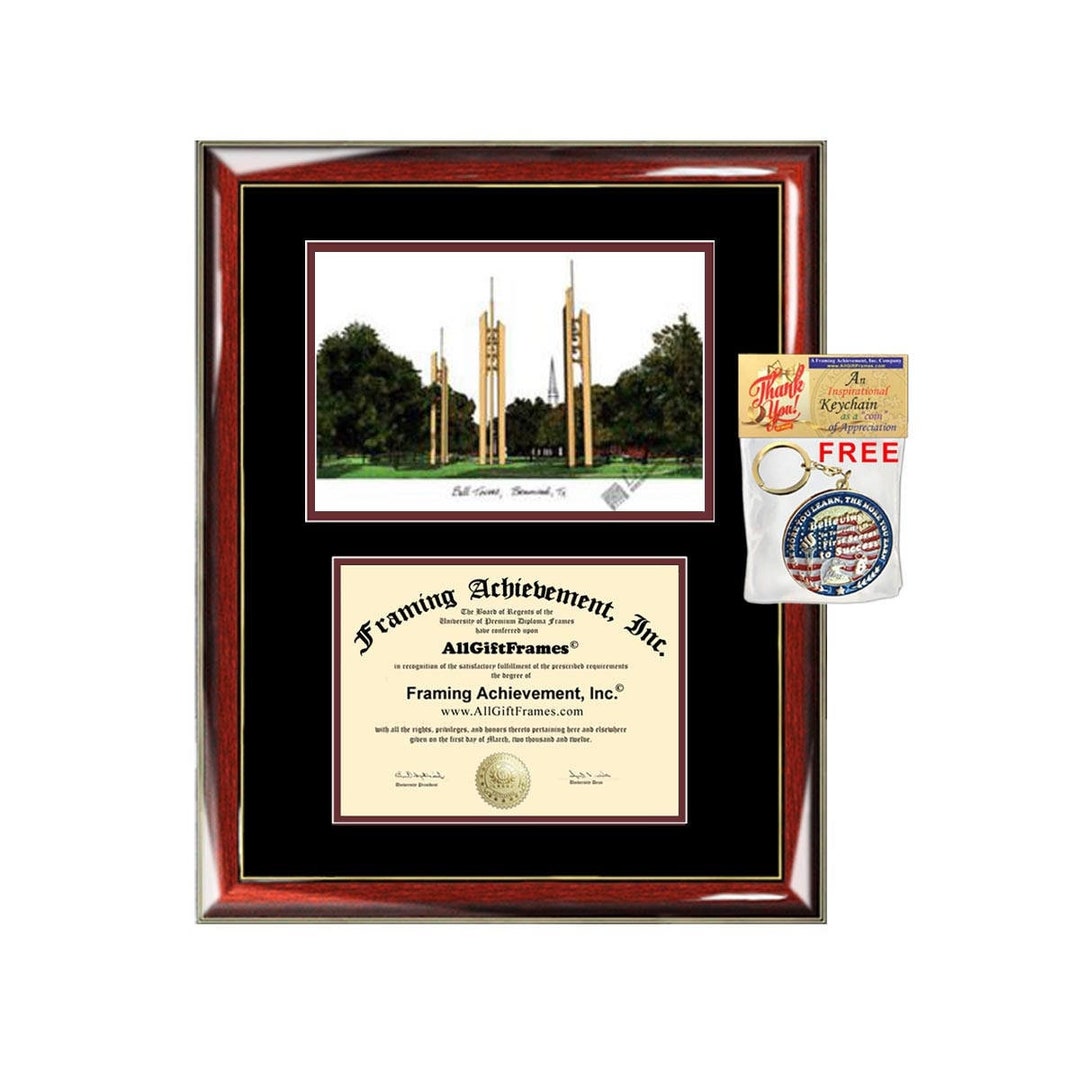 Howard Payne University Diploma Frame Lithograph Campus Image HPU ...