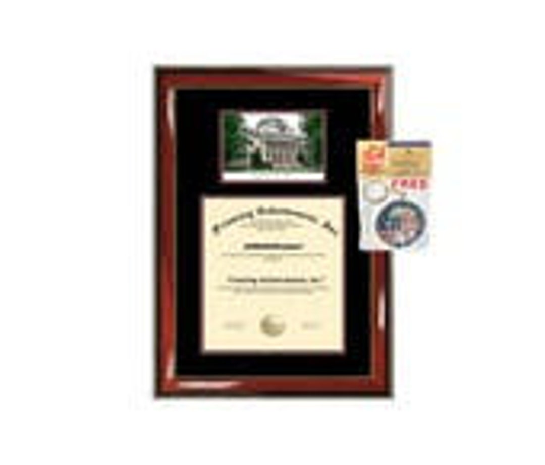 University South Carolina Diploma Frame Lithograph Campus Image USC ...