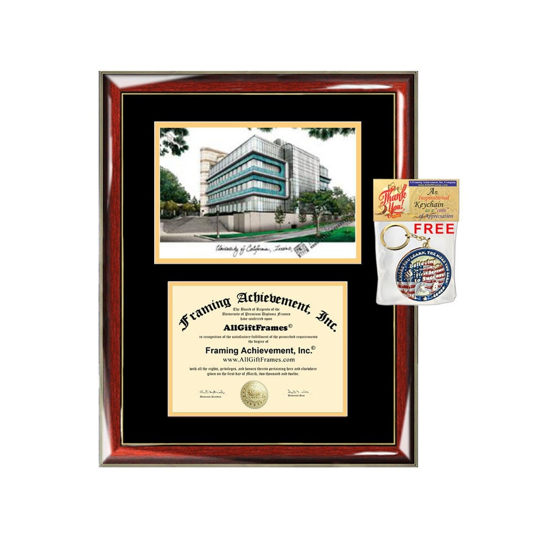 UCI Diploma Frames Campus Sketch University of California Irvine ...