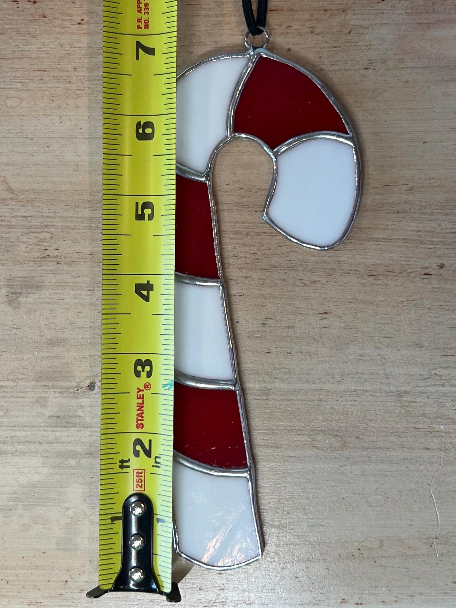 Stained Glass Candy Cane 7” - Etsy