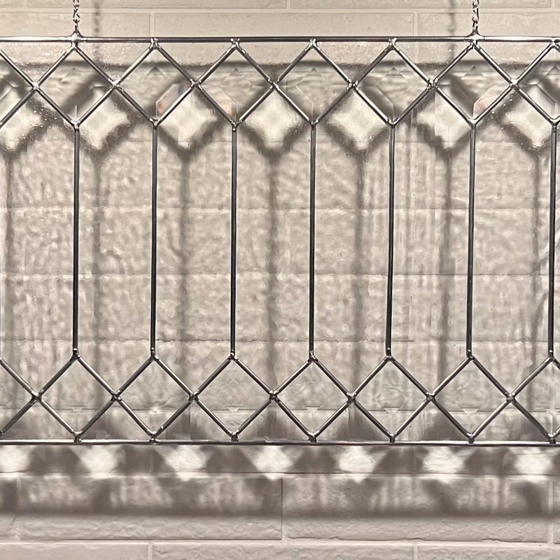 Leaded Glass Panel - Etsy
