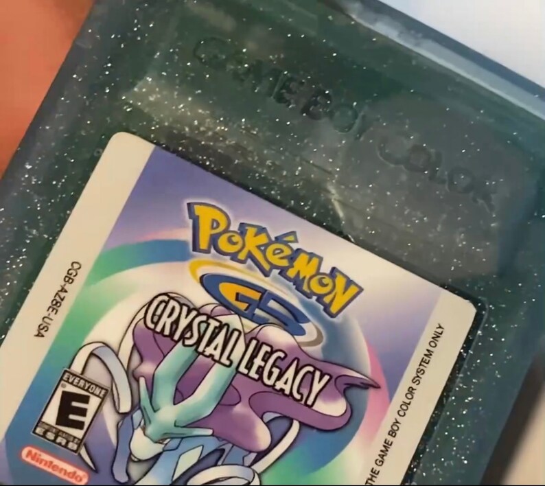 Pokemon Crystal Legacy W/rtc and Battery - Etsy Australia