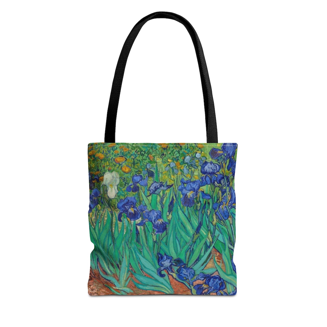 Vincent Van Gogh Irises Tote Bag - Stylish Durable Masterpiece Purse ...