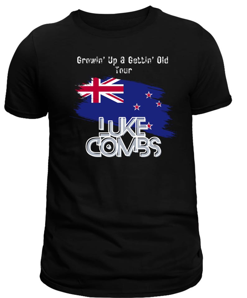 Luke Combs New Zealand Tour PNG - Etsy