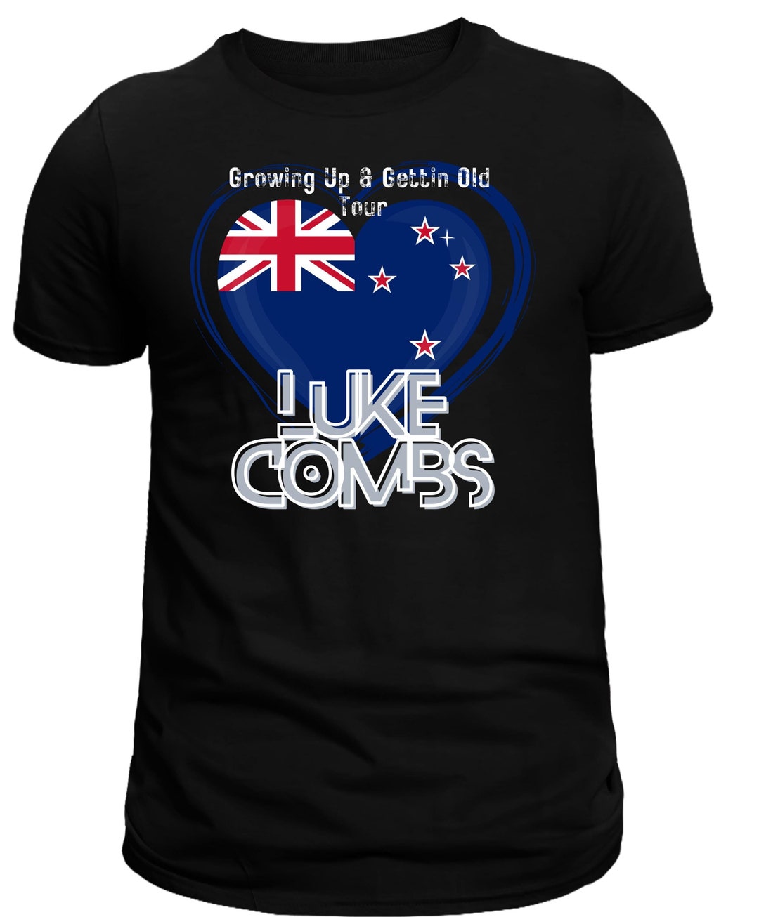 Luke Combs New Zealand Tour PNG - Etsy