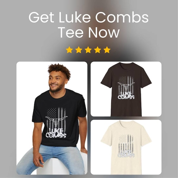 Luke Combs Shirt - Etsy