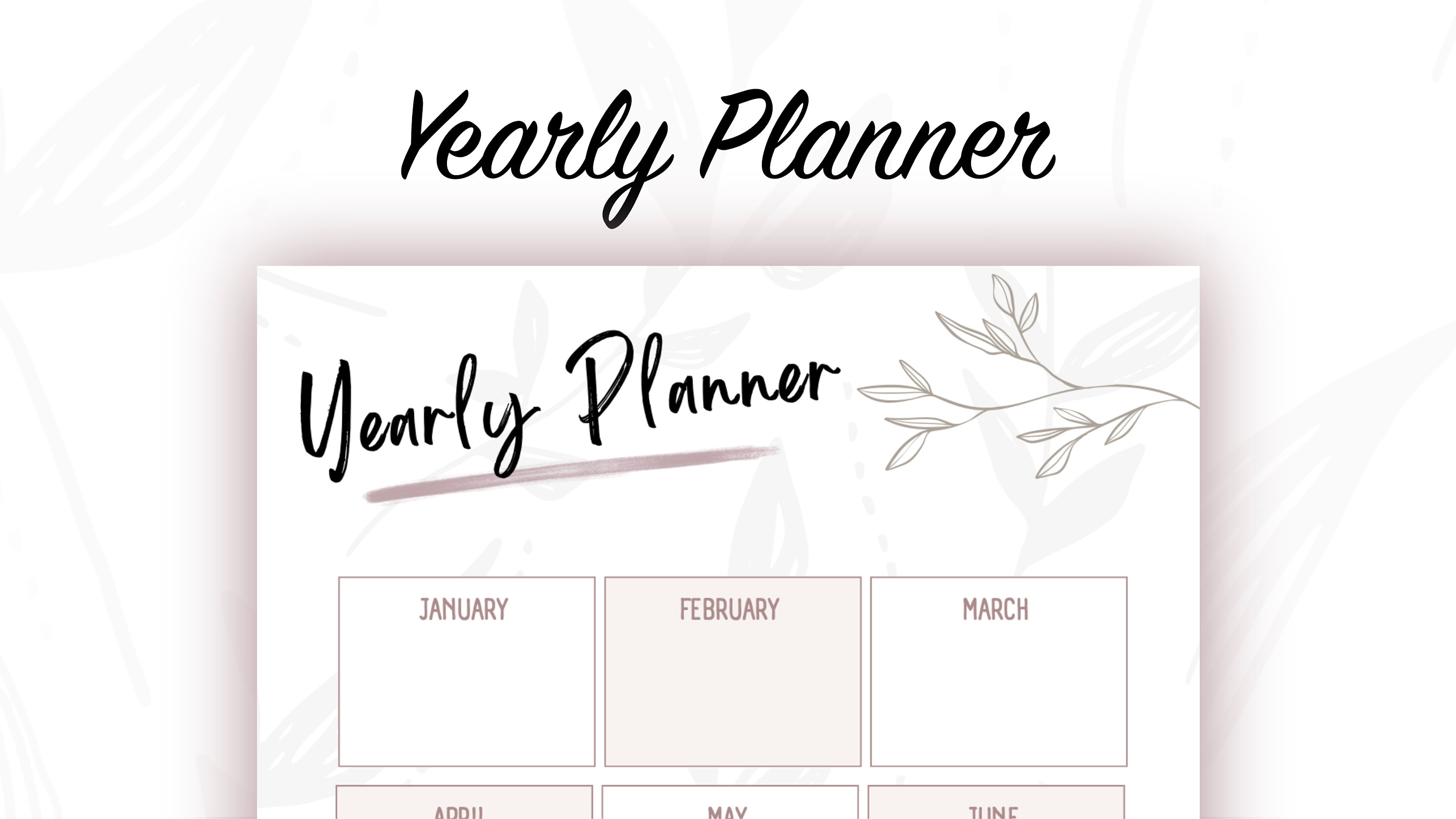 2024 Yearly Planner Printable - Key Date Tracker, Monthly and Annual ...
