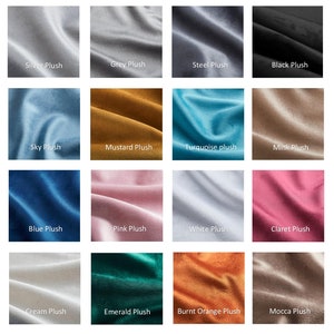 Brand New Handmade Silver Plush Footstool / Coffee Table, Made to Order ...