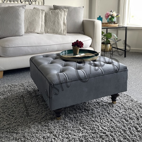 Footstool Table - Etsy UK