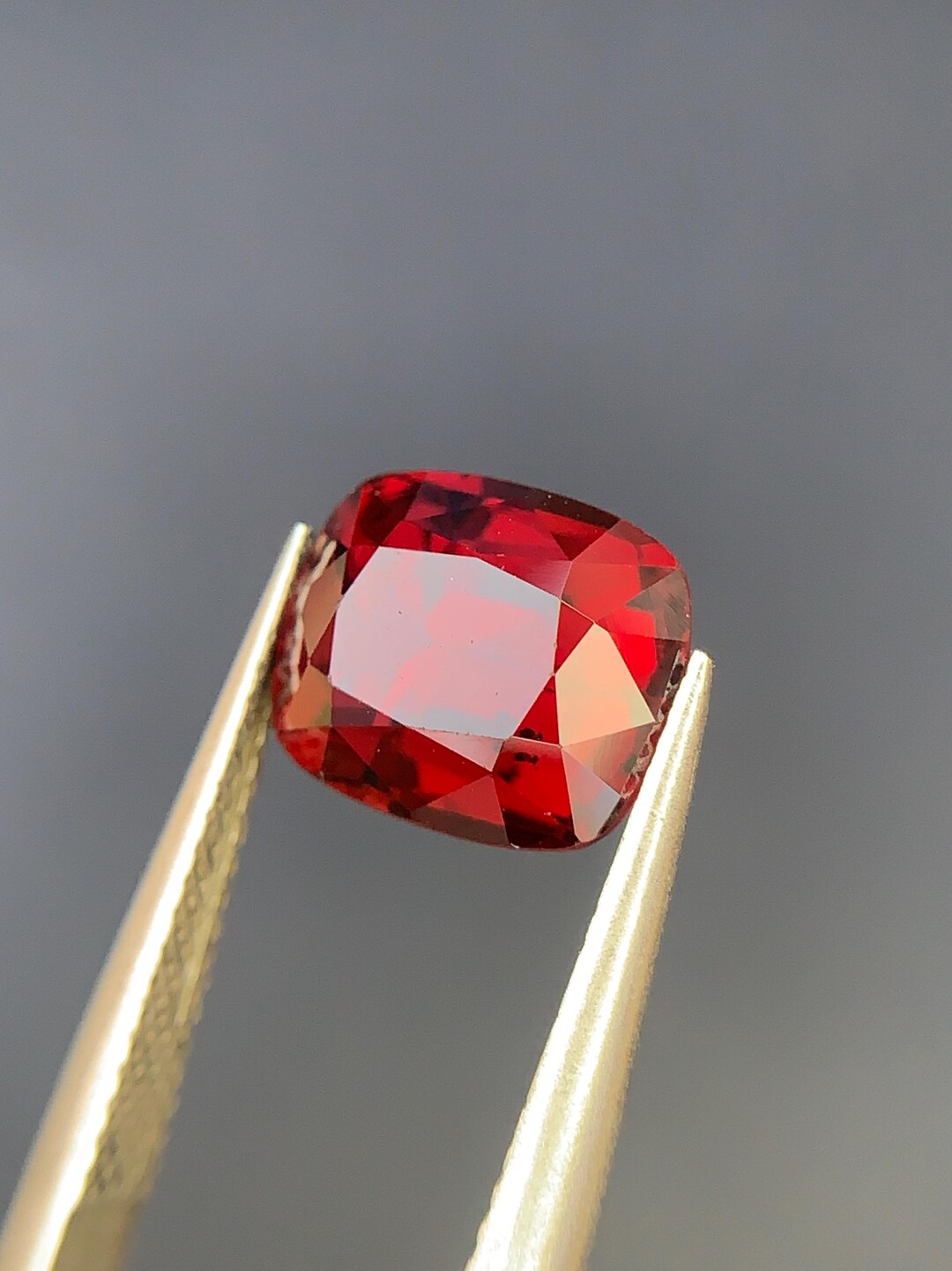 Natural Red Garnet Natural Pigeon Blood Rhodolite Garnet,cushion Cut ...