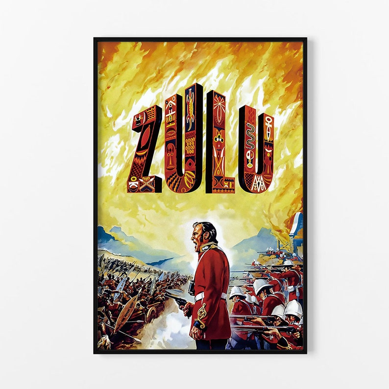 Vintage Zulu Movie Posters Poster Prints Wall Art A4 A3 A2 A1 - Etsy UK