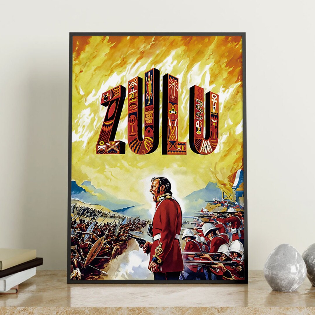 Vintage Zulu Movie Posters Poster Prints Wall Art A4 A3 A2 A1 - Etsy UK