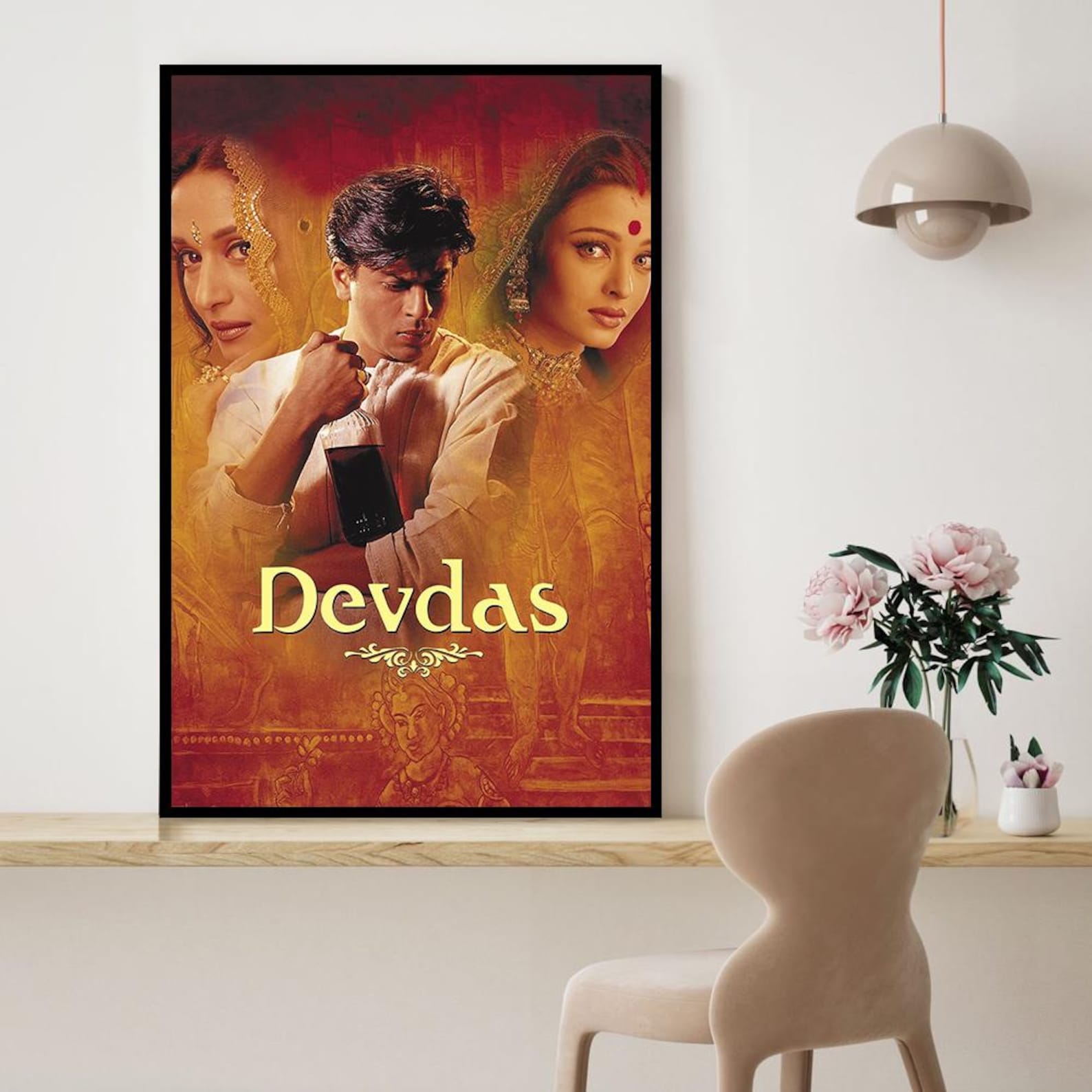 Devdas Classic Bollywood Movie Posters Poster Prints Wall Art A4 A3 A2 ...