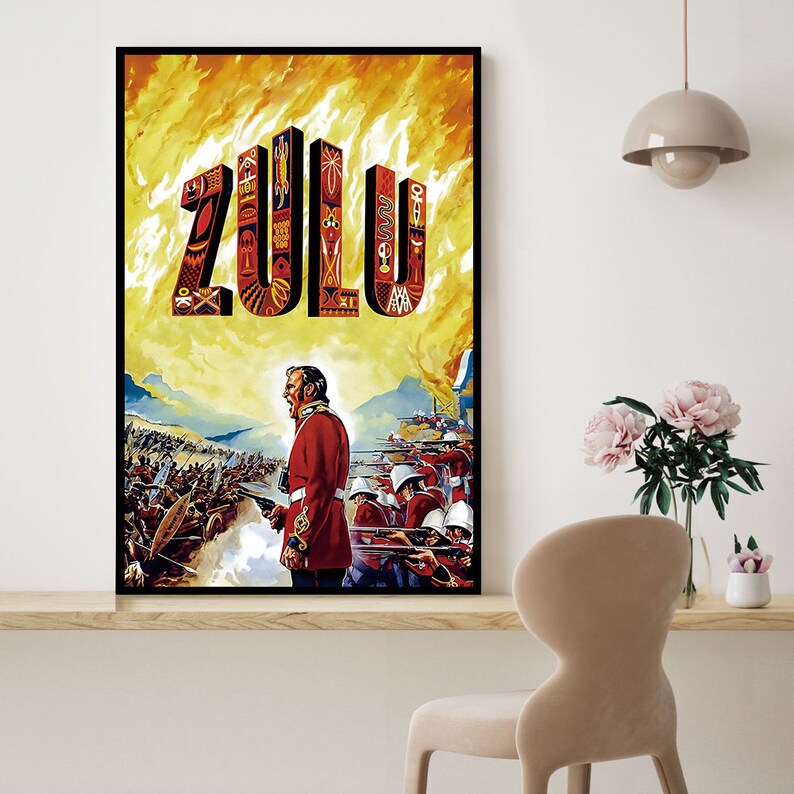 Vintage Zulu Movie Posters Poster Prints Wall Art A4 A3 A2 A1 - Etsy UK