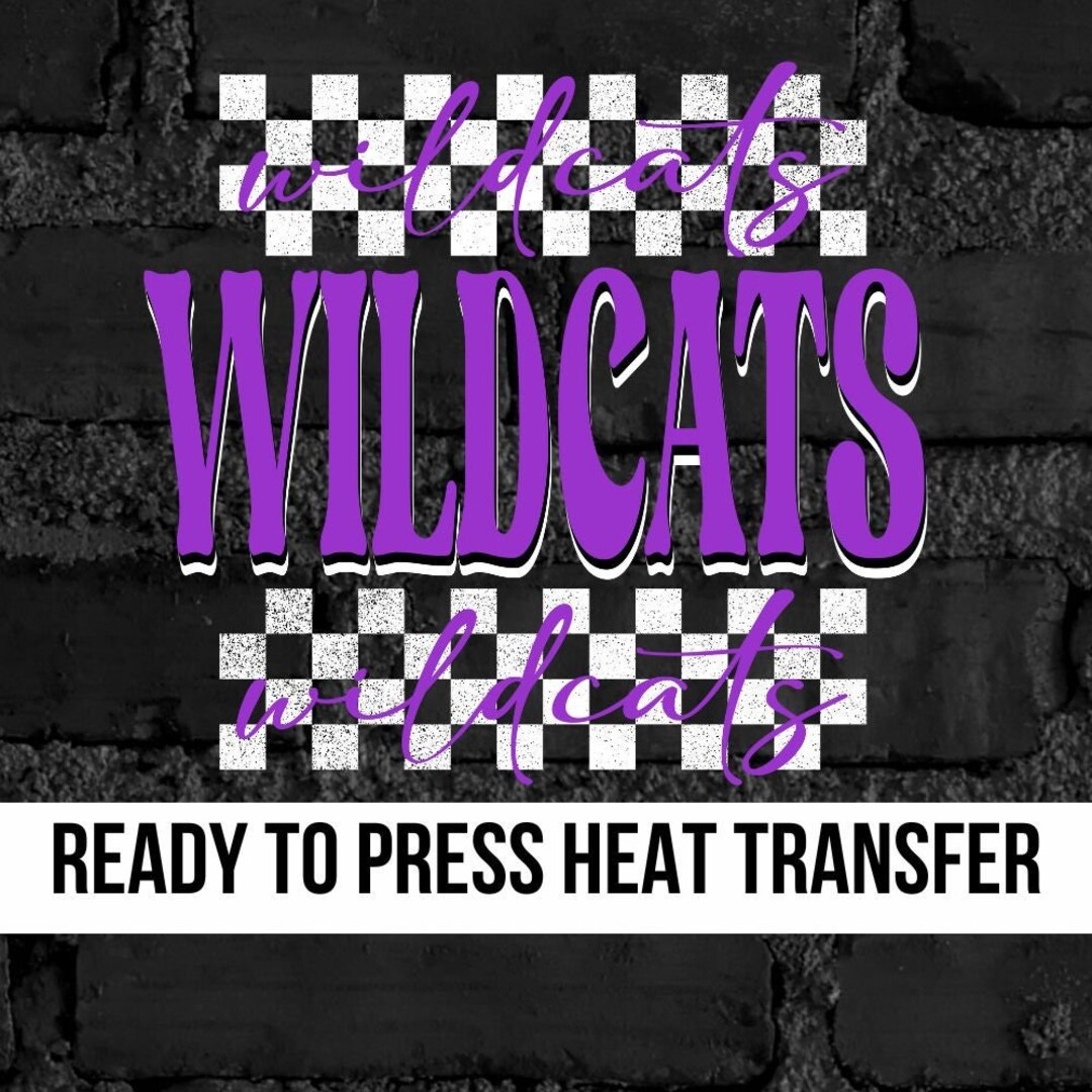 Wildcat Dtf Transfer Game Day Ready to Press Dtf Transfer School Spirit ...