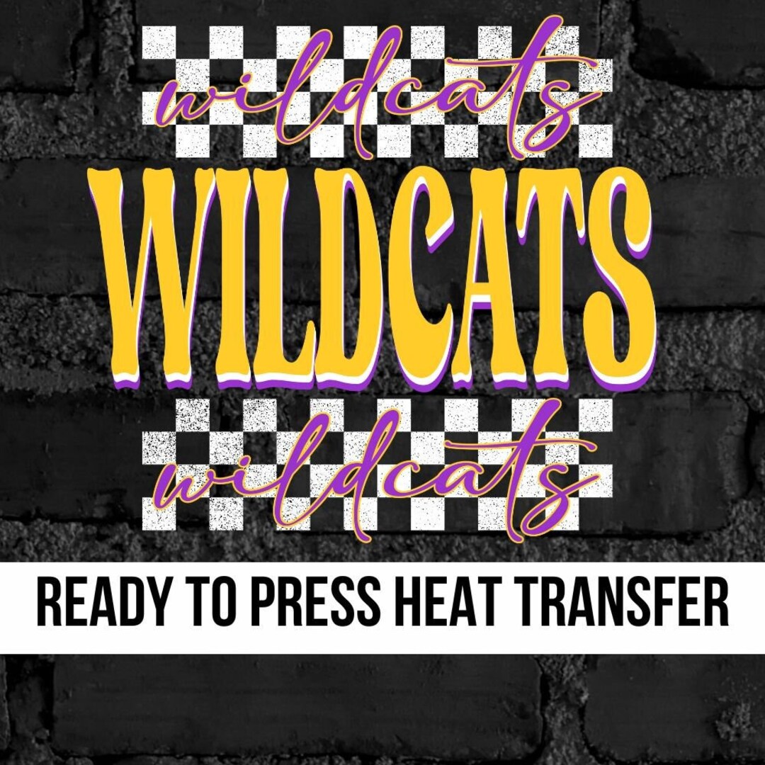 Wildcat Dtf Transfer Game Day Ready to Press Dtf Transfer School Spirit ...