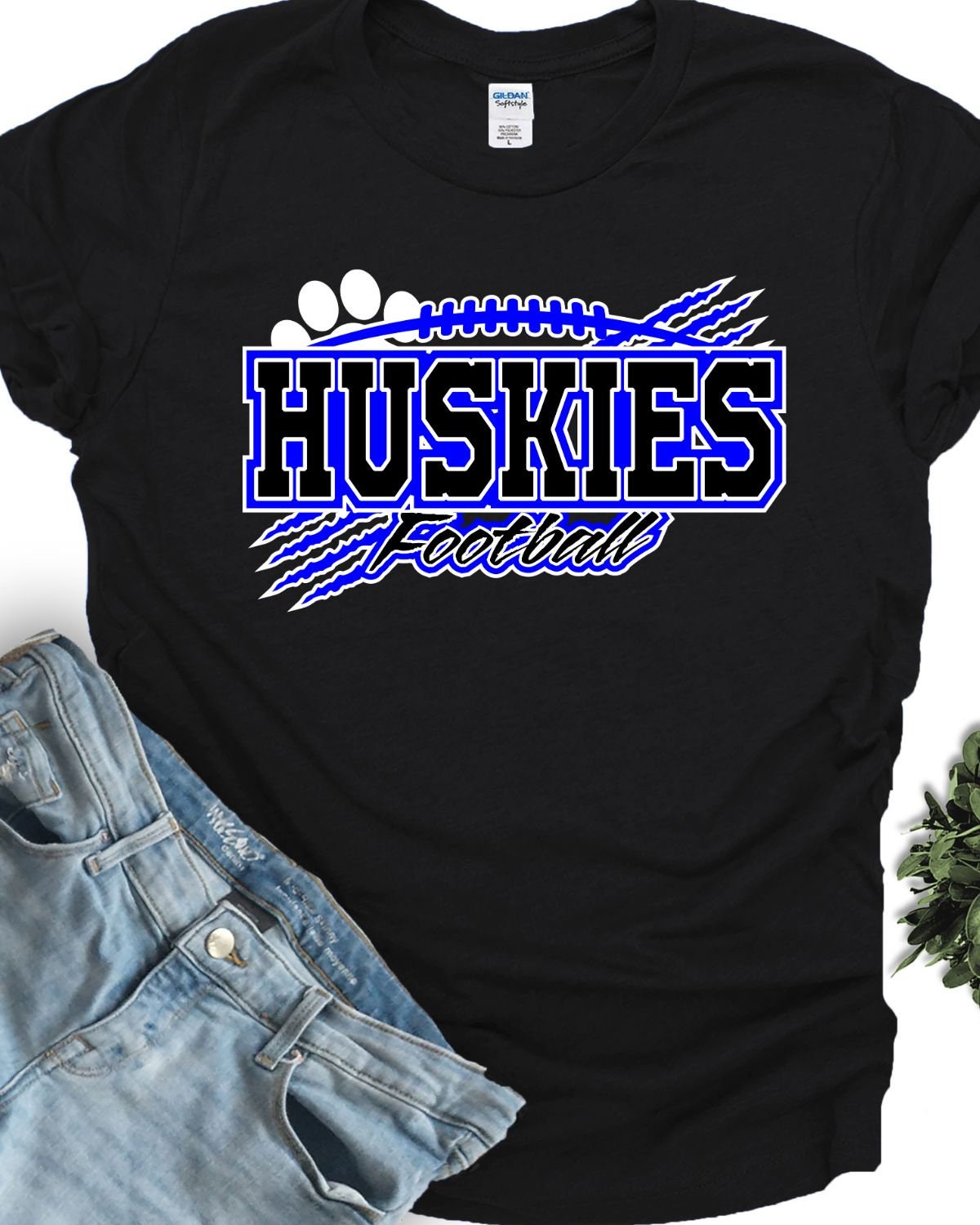 Huskies Dtf Transfer Ready to Press, Paw Print Image Transfer Custom Screen Print Transfer, Dtf ...