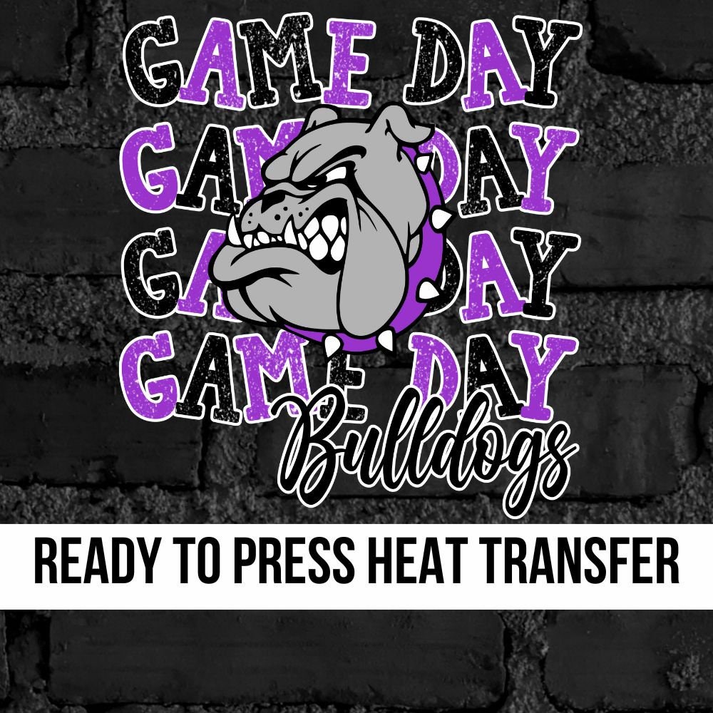 Game Day Dtf Transfer Ready to Press School Spirit Heat Transfer ...