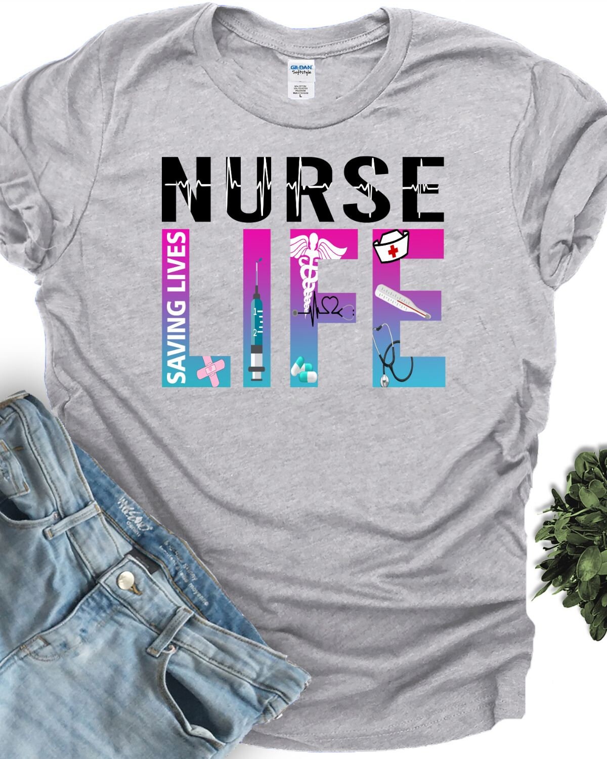 Nurse Dtf Print DTF Transfer Nurse Life Dtf Transfer Ready to Press ...