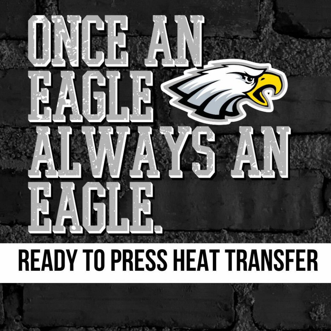 Eagles Dtf Transfer Ready to Press, Football Image Transfer, Custom ...