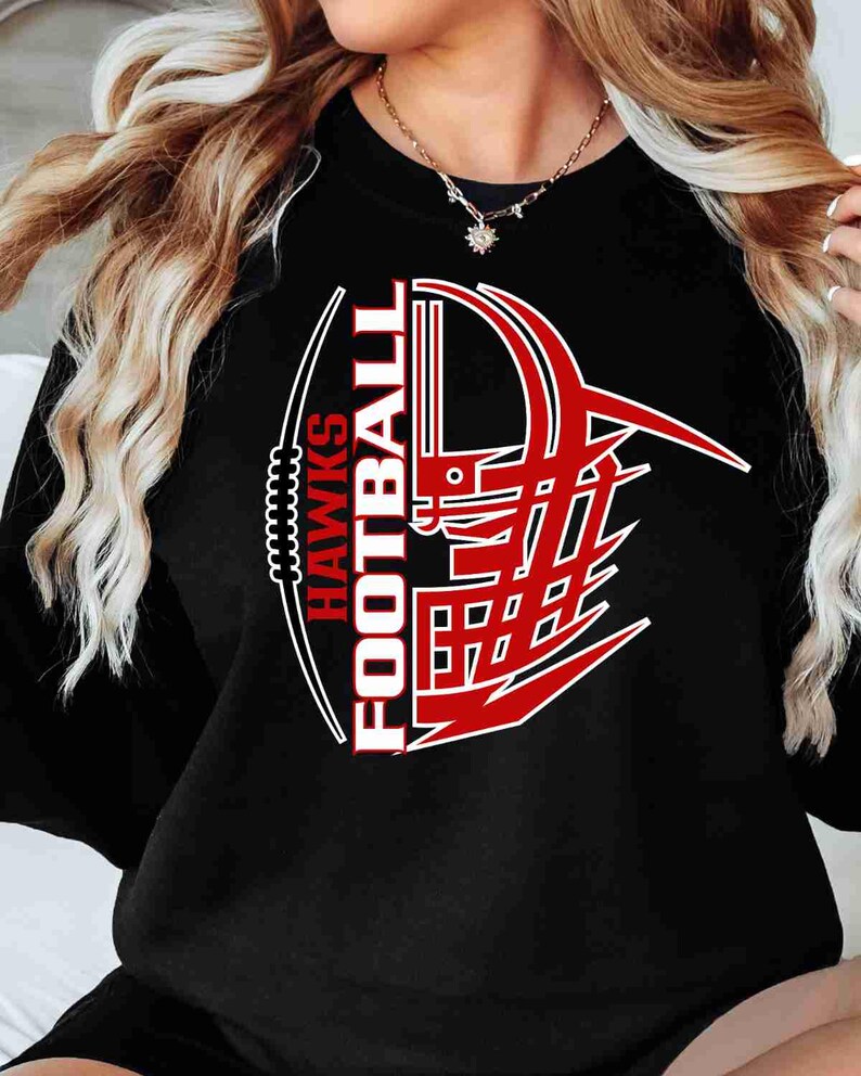 Hawks Football Dtf Transfer Ready to Press, Football Image Transfer ...