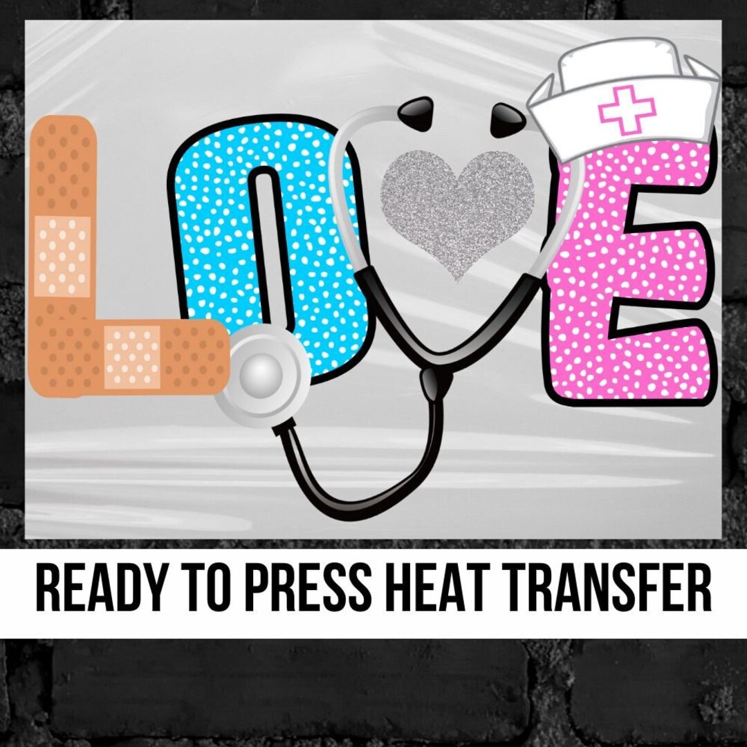 Nurse Dtf Print DTF Transfer Nurse Life Dtf Transfer Ready to Press ...