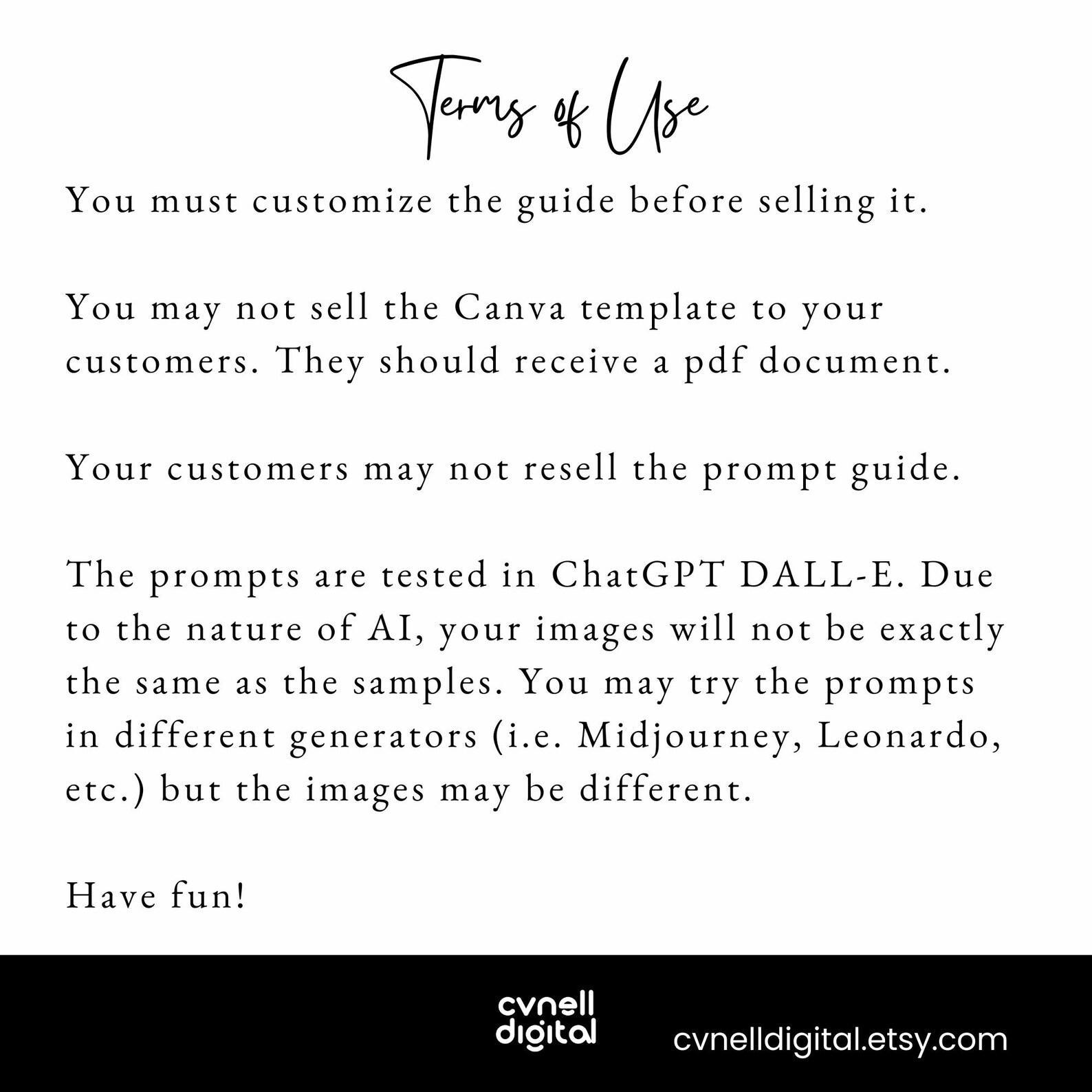 Monochrome Art Prompt Guide | Private Label Rights| Editable Canva ...