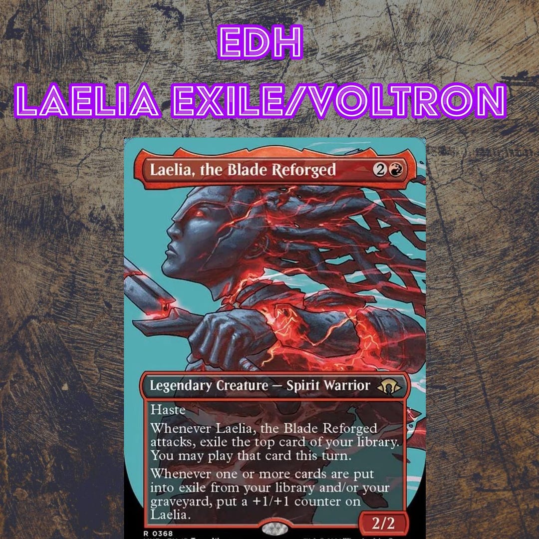 EDH Laelia Exile/voltron, Commander Deck, MTG, Deck, Magic the ...