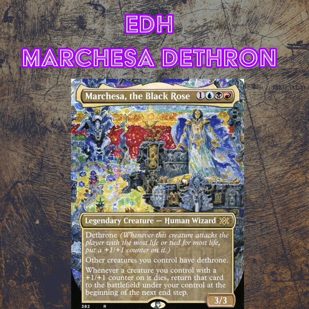 EDH Marchesa Dethrone , 1/1 Counters, Commander Deck, MTG, Deck, Magic ...