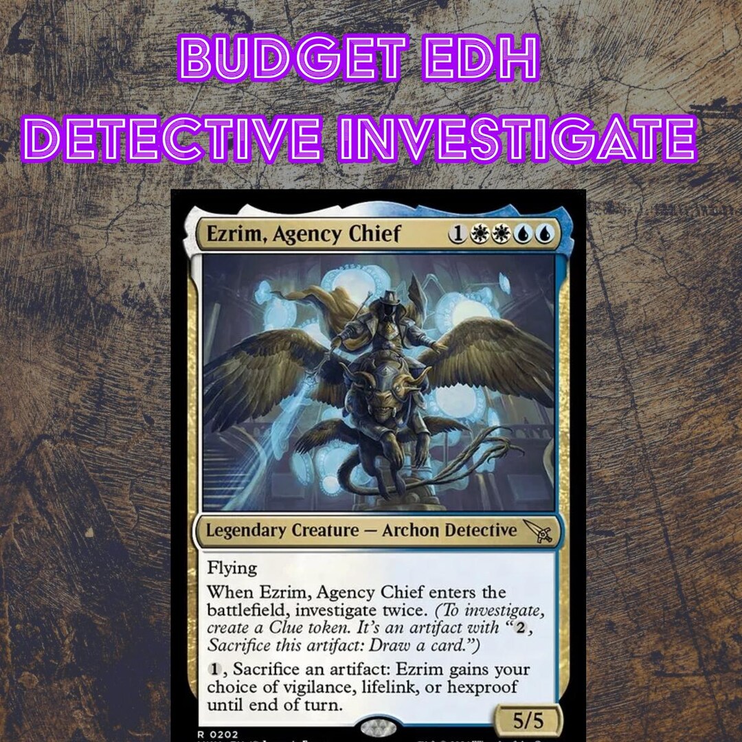 EDH Detective Investigate , Commander Deck, Budget Commander Deck ...
