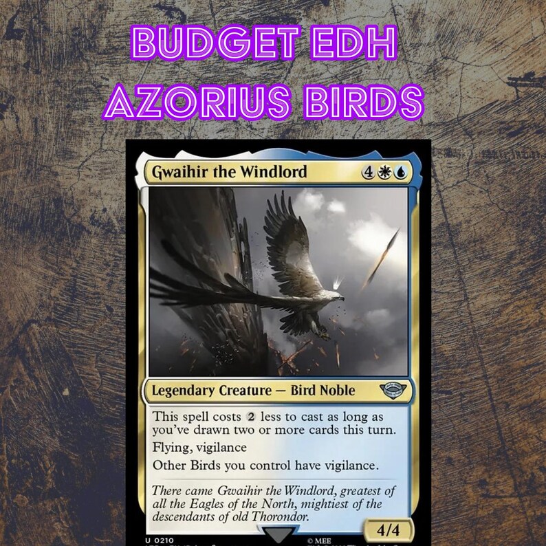 Budget EDH Azorius Bird Tribal , Commander Deck, Budget Commander Deck ...