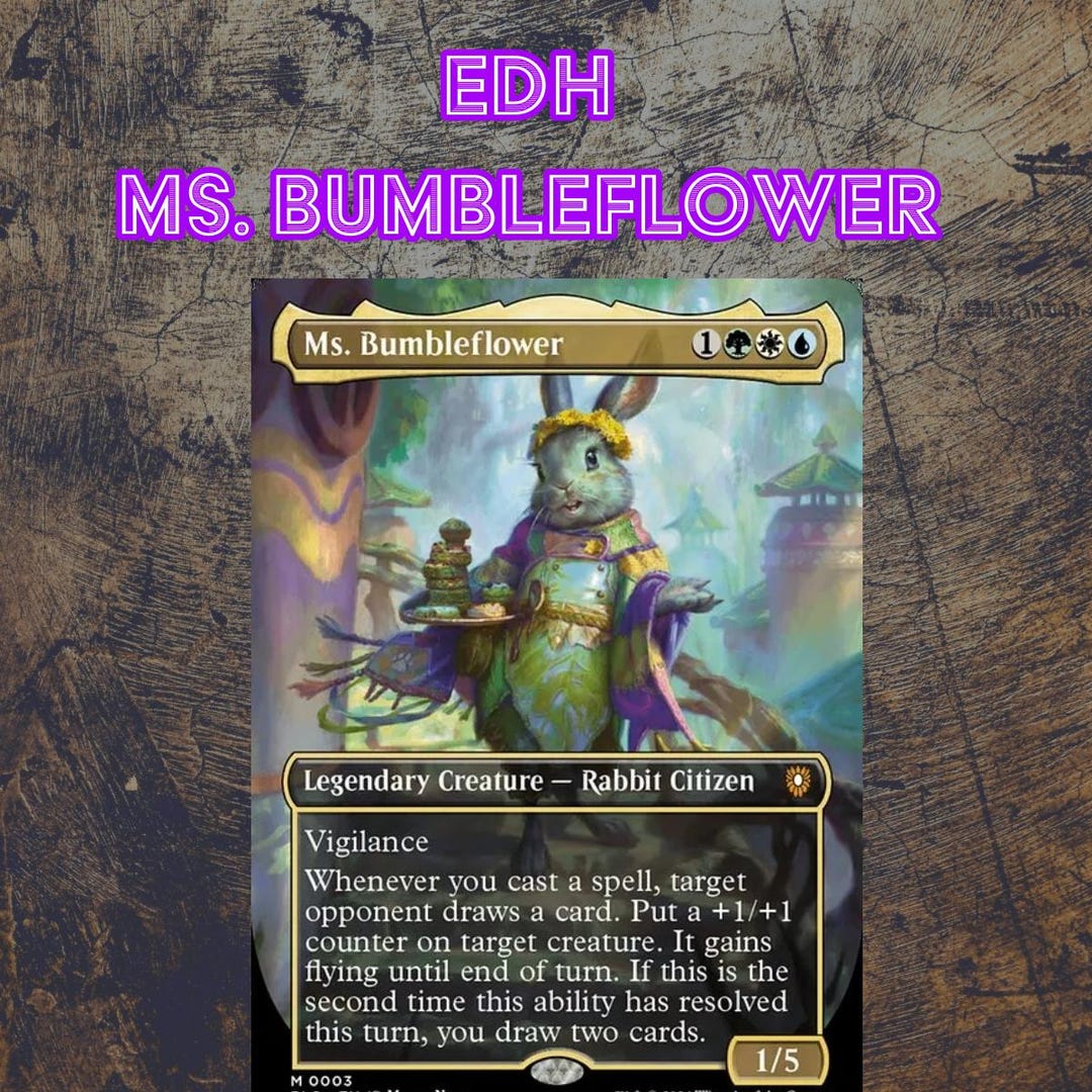 EDH Ms. Bumbleflower, Group Hug, 1/1 Counters, Stax, Commander Deck ...