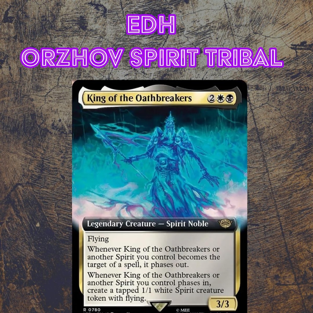 EDH Orzhov Spirit Tribal, Commander Deck, MTG, Deck, Magic the ...