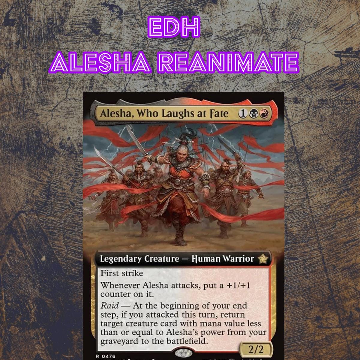 EDH Alesha Reanimate , Commander Deck, Budget Commander Deck, Magic the ...