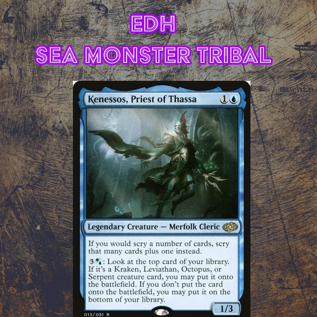 EDH Kenessos Sea Monster Tribal, Commander Deck, Budget Commander Deck ...
