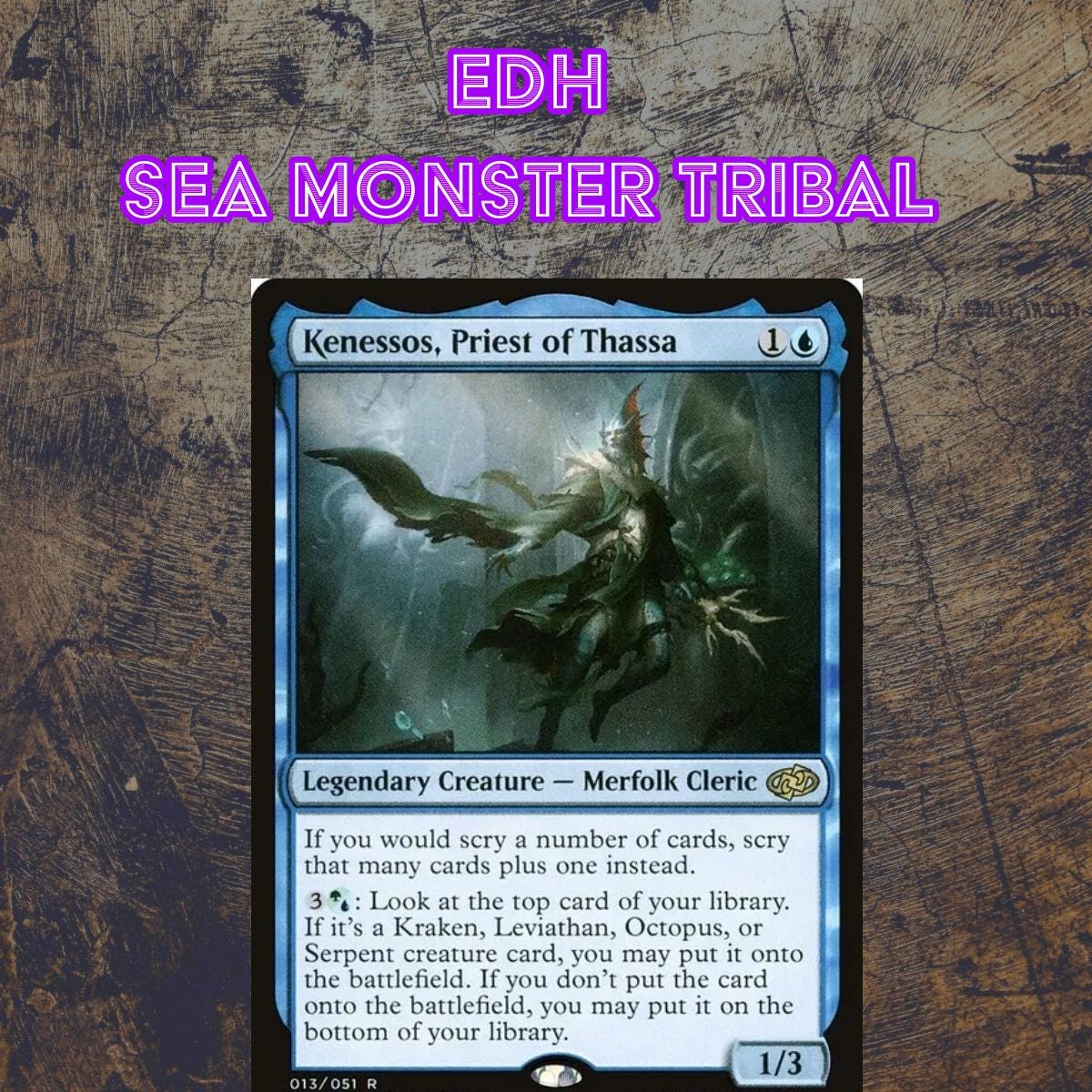 EDH Kenessos Sea Monster Tribal, Commander Deck, Budget Commander Deck ...
