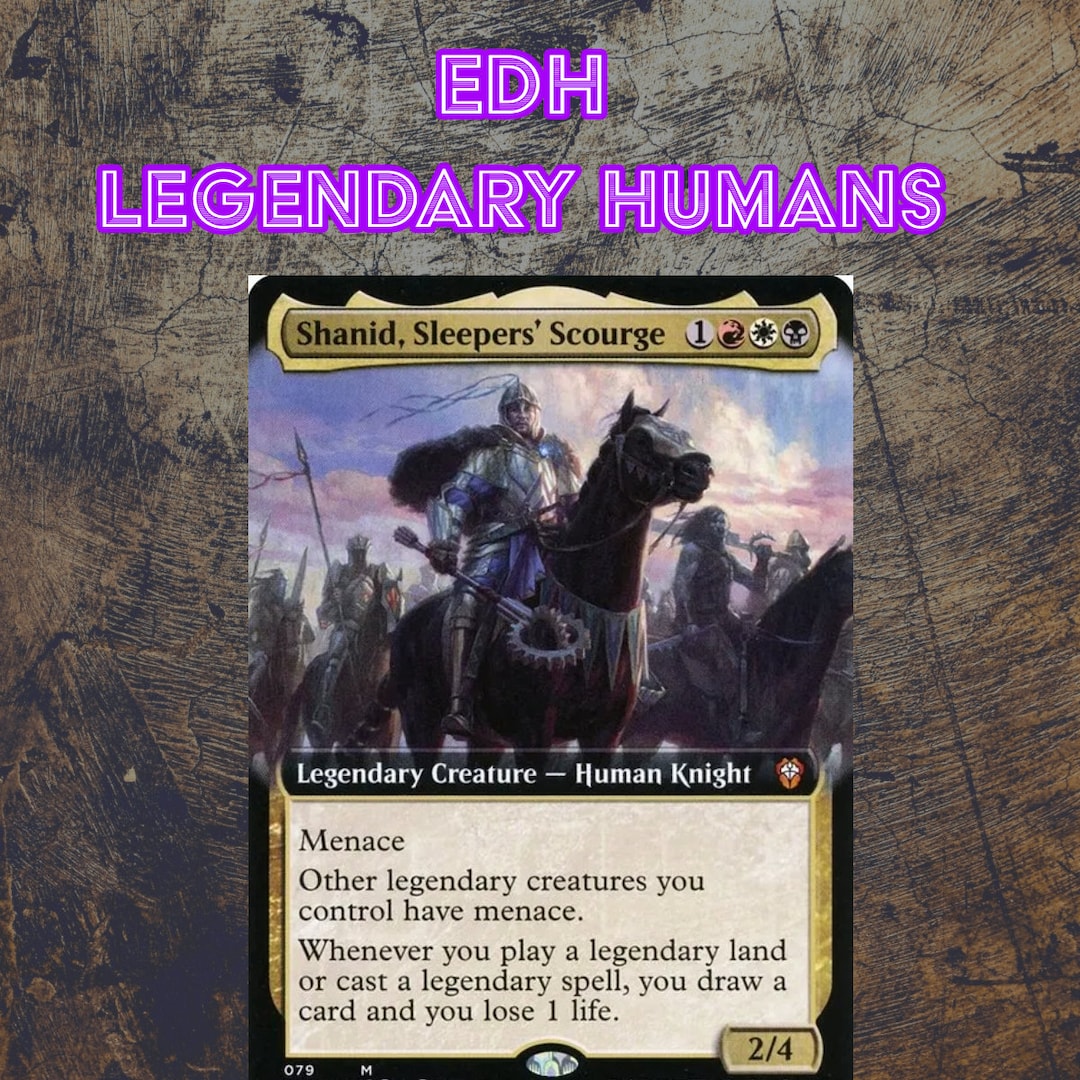 EDH - Legendary Humans Tribal, Commander Deck, MTG, Deck, Magic the ...