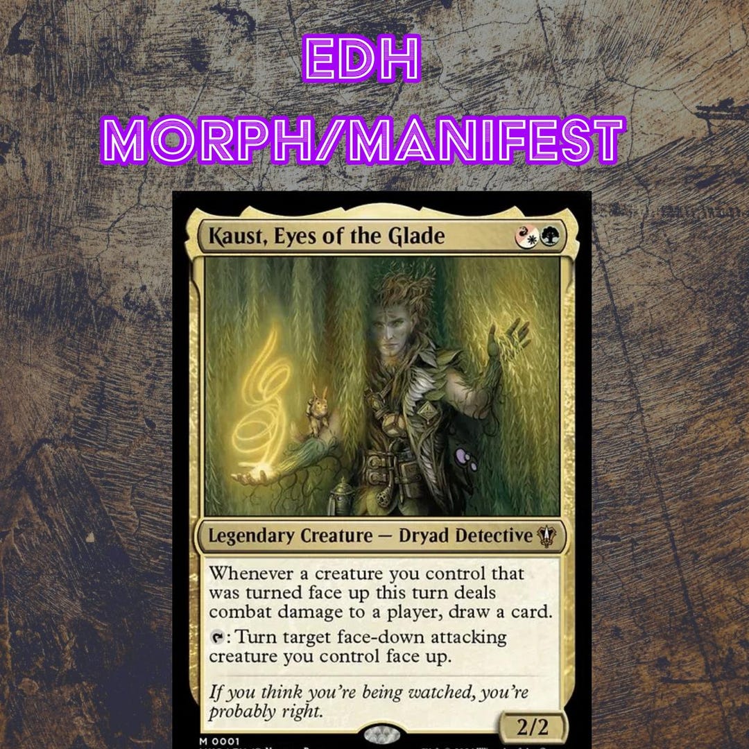 EDH Kaust Morph/manifest/disguise , Commander Deck, MTG, Deck, Magic ...