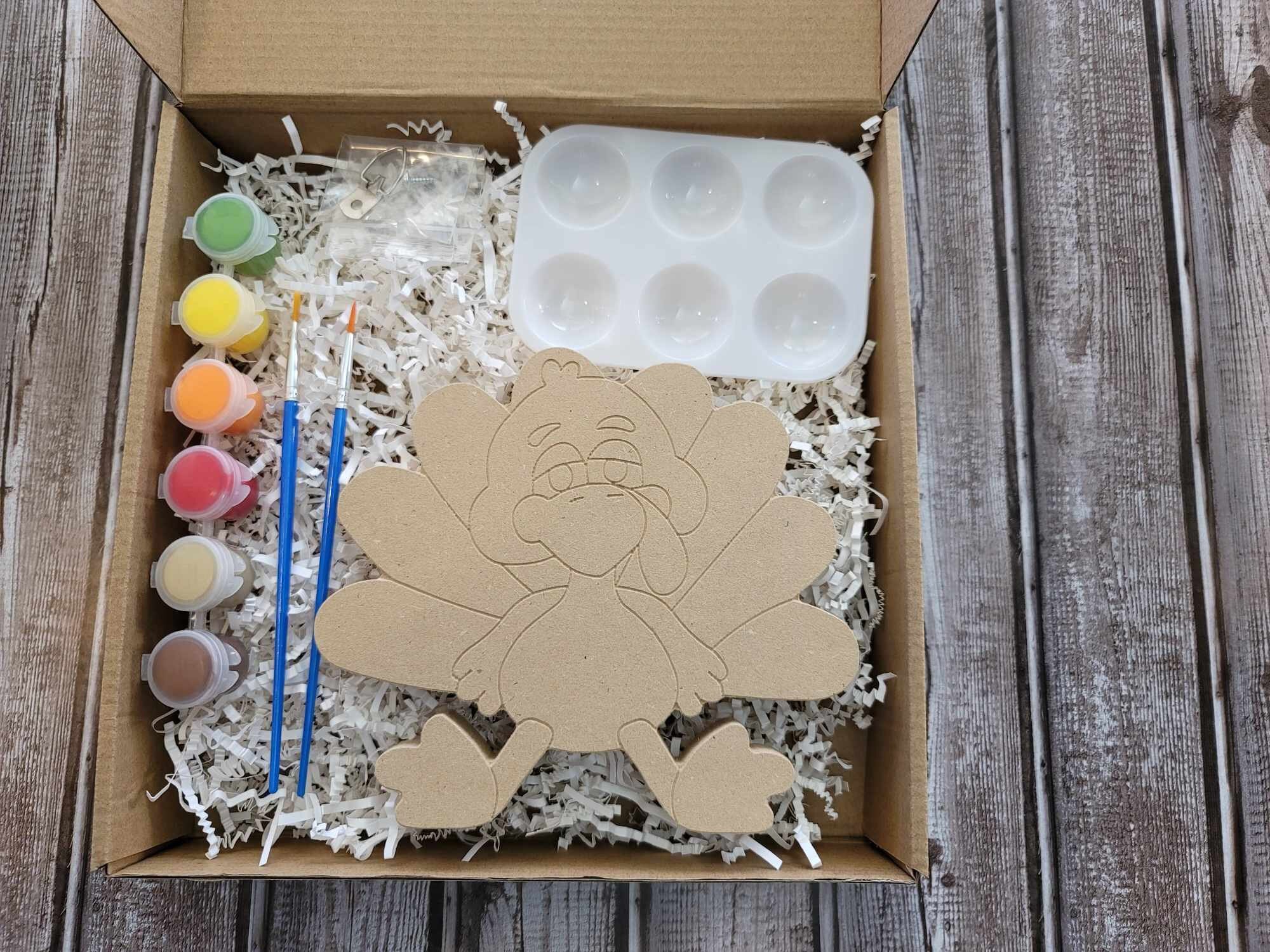 Wooden Paint Kit, Craft Kits for Kids, DIY Paint Kit, Wood Crafts ...