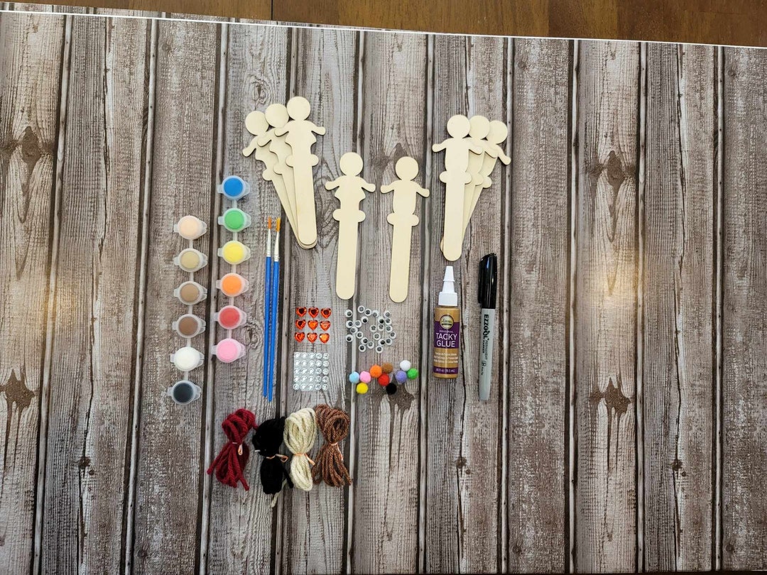 DIY Lg People Puppets Kit - Etsy