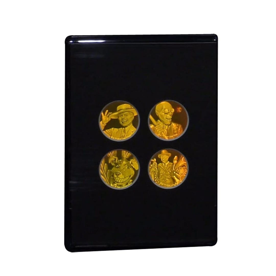 Mask 4-up PHOTOPOLYMER Hologram (DESK STAND), Collectible Photopolymer ...