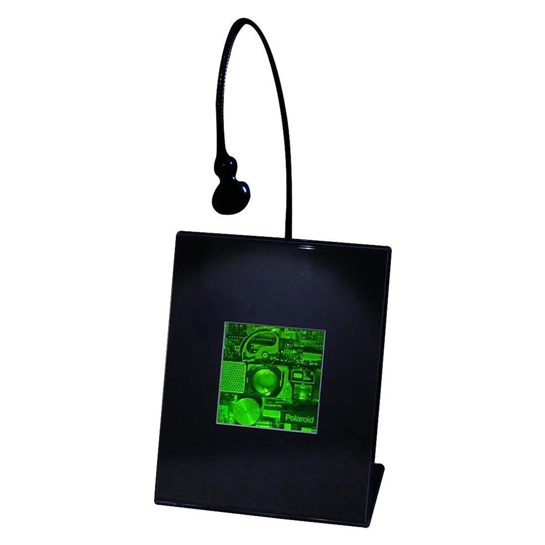 LIGHTED DESK STAND 3D Polaroid Camera Guts 4" Square With Stars ...